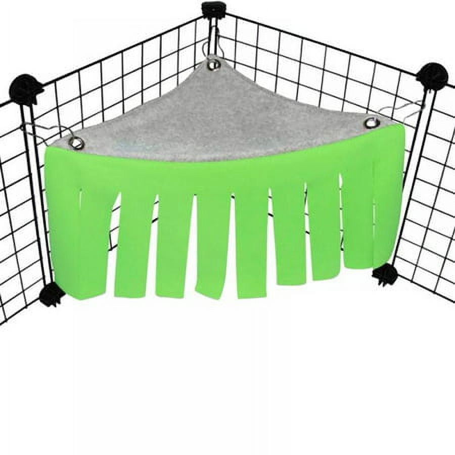 Guinea Pig Corner Hideout Warm Bed Fleece Forest Curtain Hideaway for ...