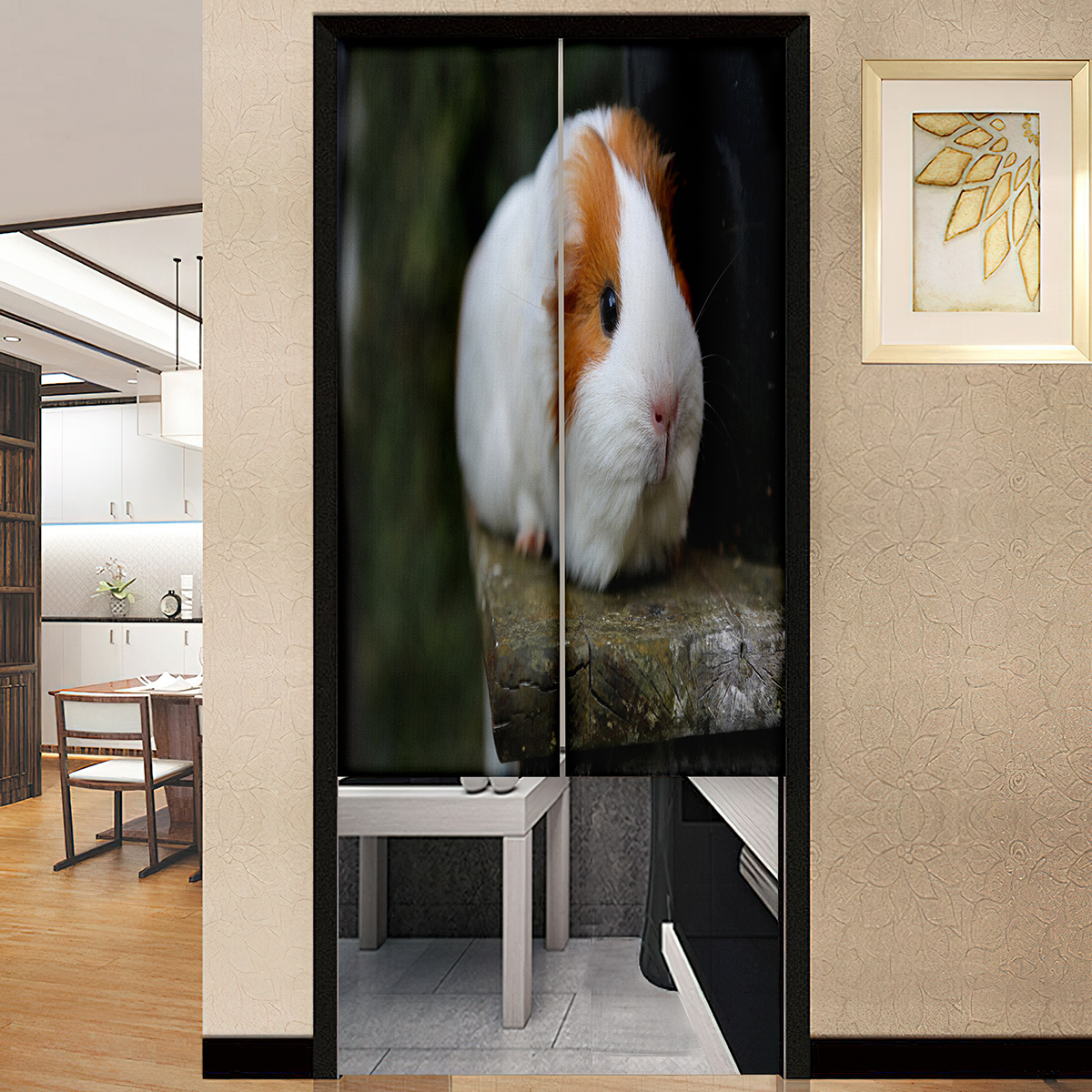 Guinea Pig Flower Door Curtains Boy Bedroom Hospital Living Room ...