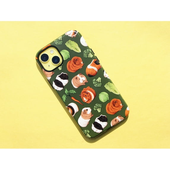 Guinea Pig Garden Case With Cute Rodent And Veggie Pattern Art for ...