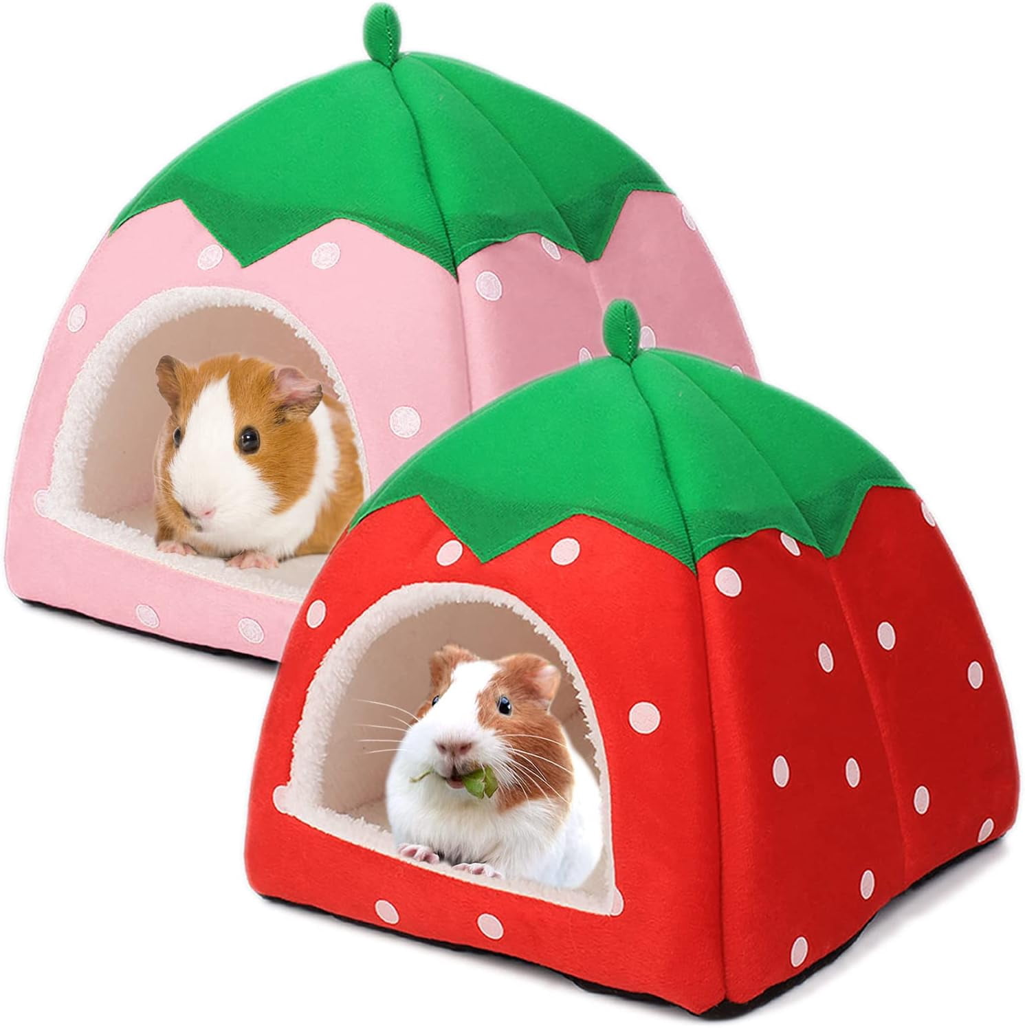 Guinea Pig Hideout Bed Rabbit House Cave Accessories Cozy Hide-Out for ...