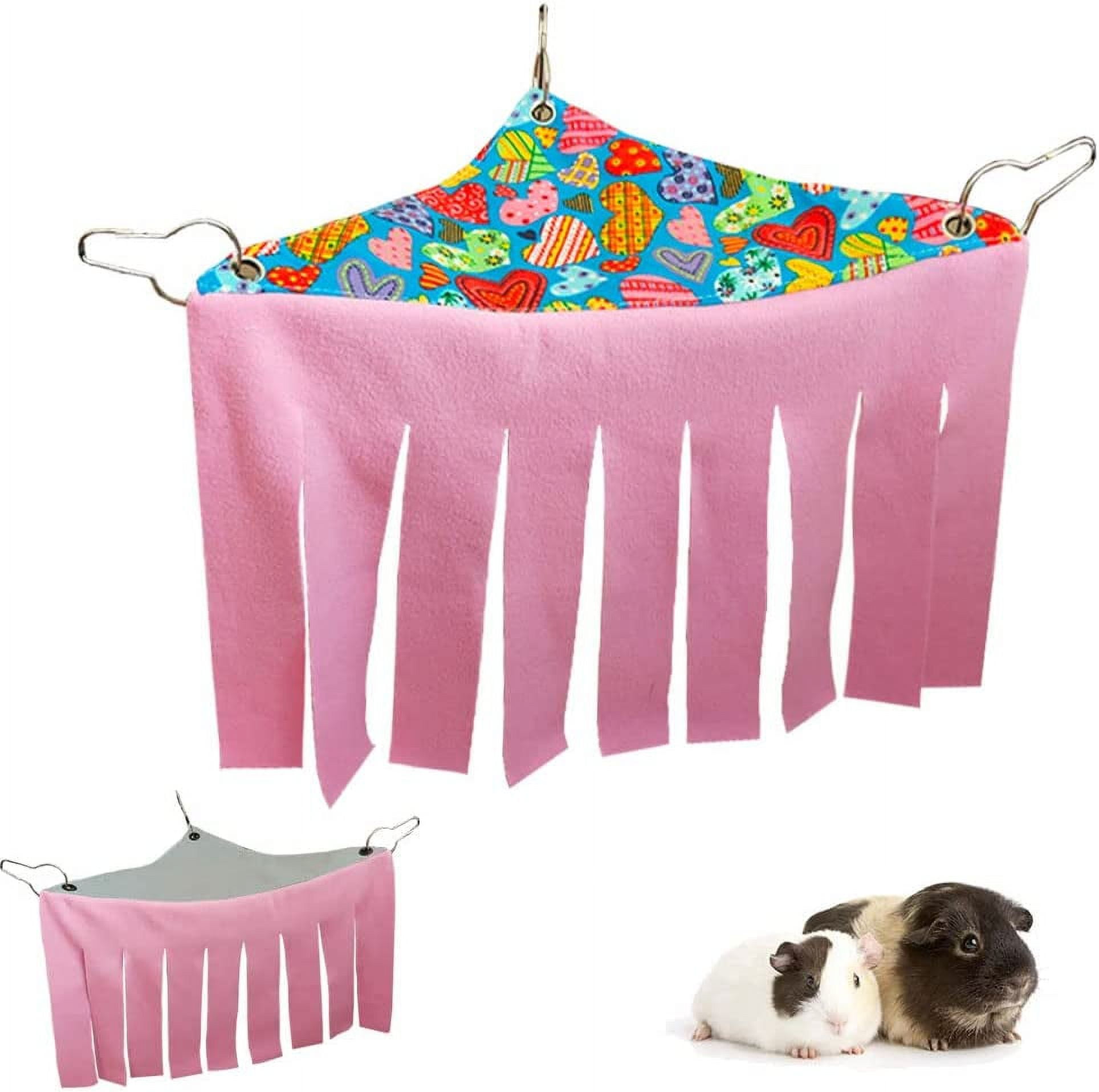 Walmart Guinea Pig Hideout, Corner Fleece Toys Cage Accessories, Heart ...