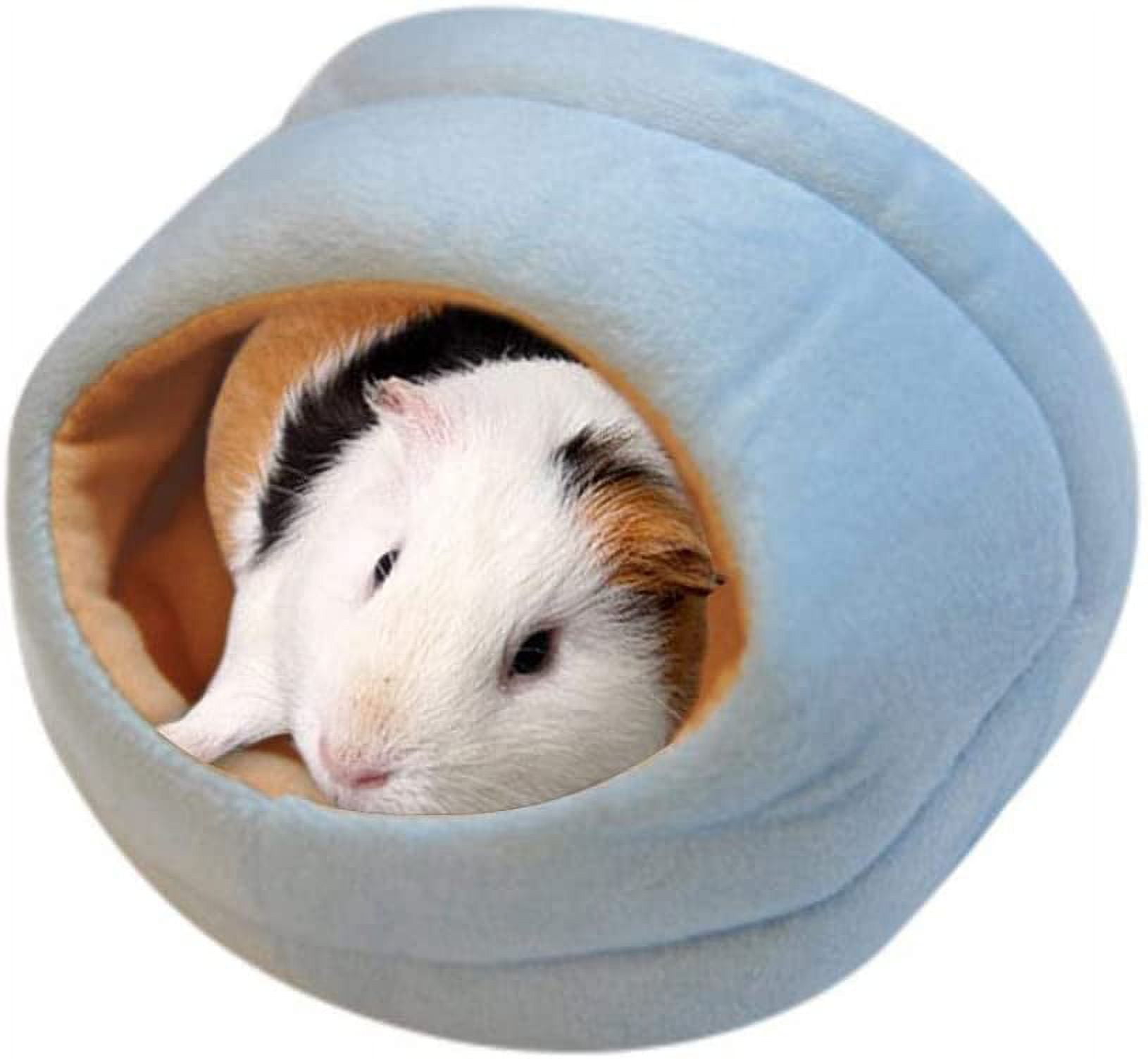 Guinea Pig Home Bed Cozy Hamster Hole Large Hideout For Dwarf Rabbit ...