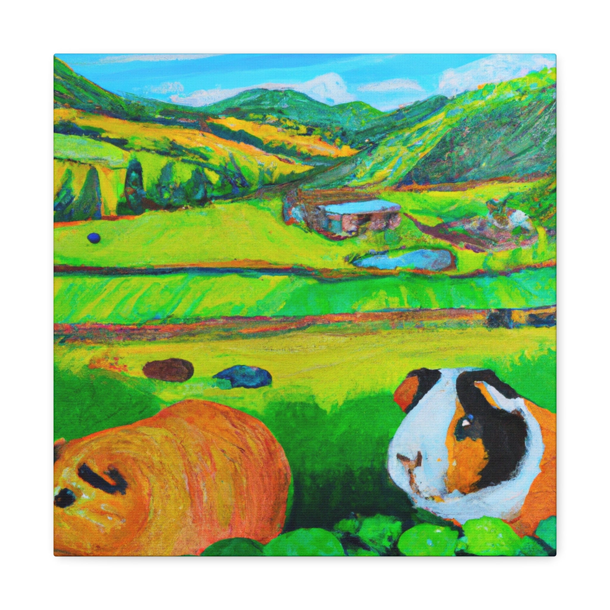 Guinea Pig Landscape - Canvas - Walmart.com