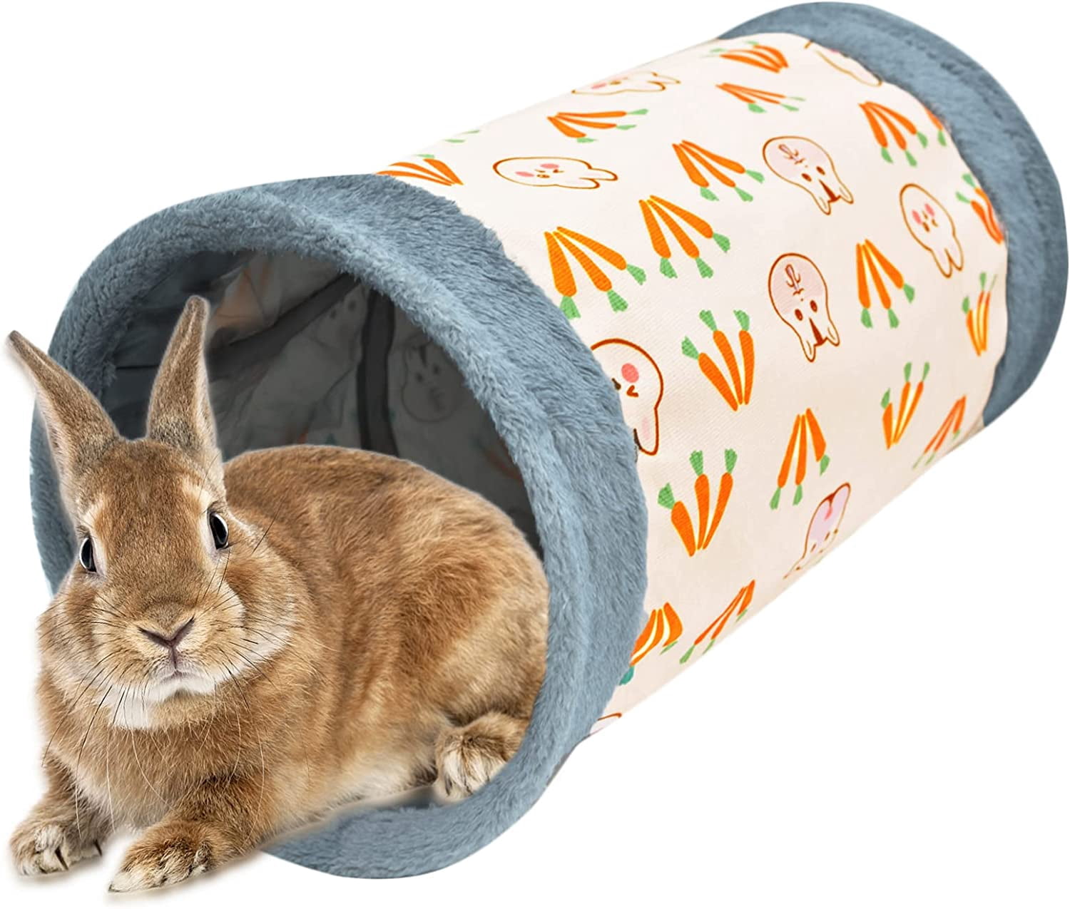 Guinea-Pig Rabbit Tunnel-Tube Toys - Bunny Hamster Hideout Small Animal ...