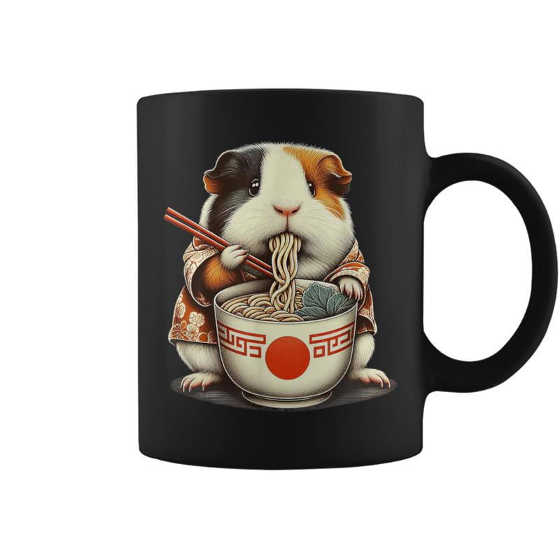 Guinea Pig Ramen Kawaii Neko Japanese Noodles Aesthetic Coffee Mugs ...