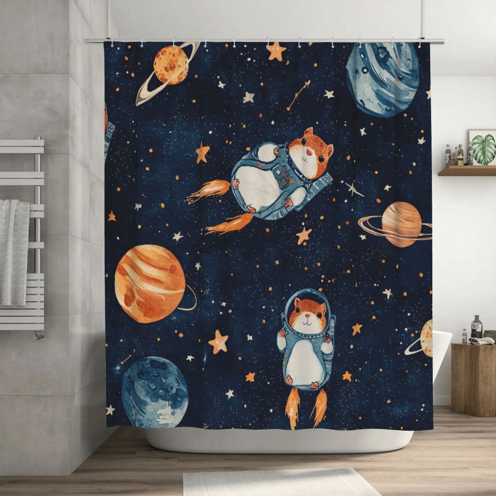 Guinea Pig Shower Curtain - Waterproof for Bathroom Decor, 72" x 72 ...