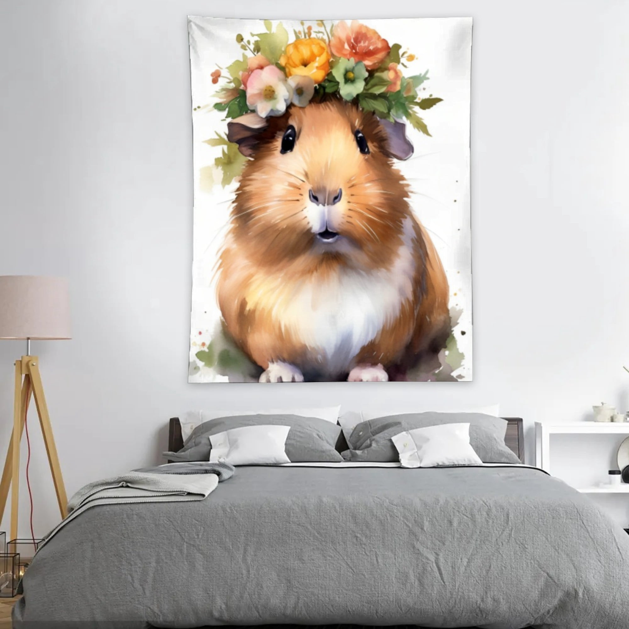 Guinea Pig Tapestry Gift Wall Hanging Backdrop for Room Bedroom Girls ...
