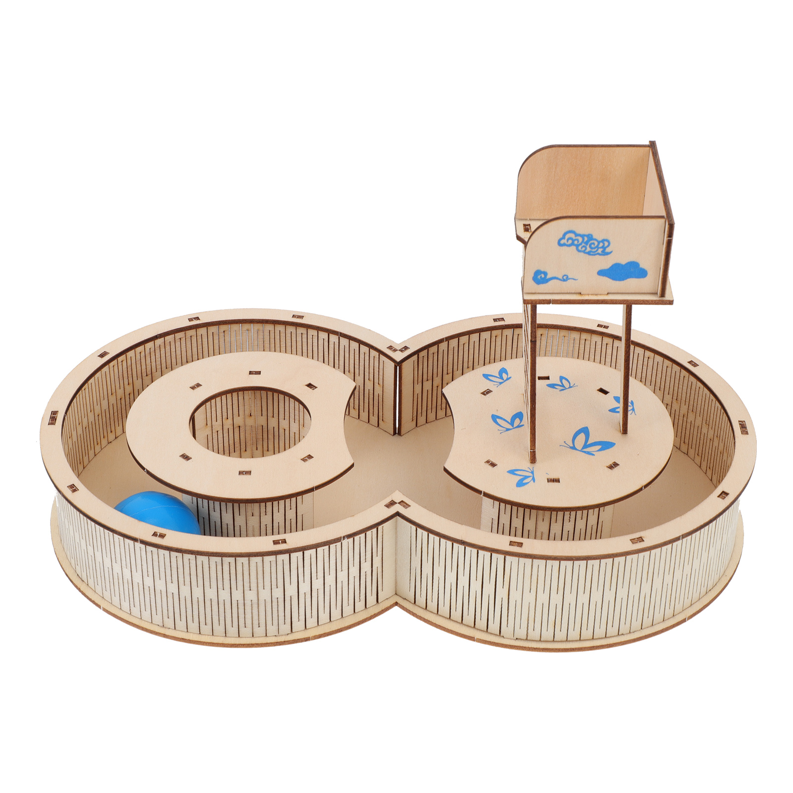 Guinea Pig Toys Pet Climbing Ladder Maze Tunnel Plaything Gerbil ...