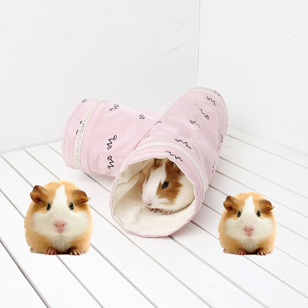 Guinea Pig Tunnels Tubes Hideaway Play Tunnel Toy For Small Hamster ...