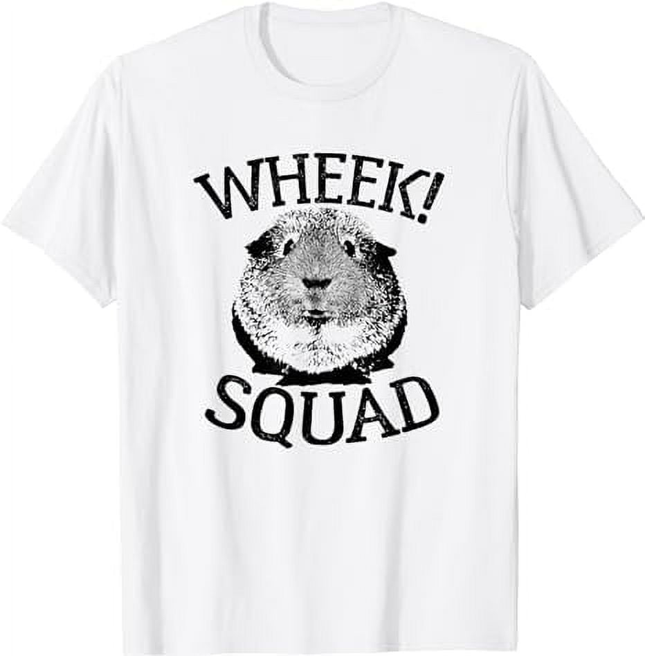 Guinea Pig Wheek Squad T-shirts Cute Funny Guinea Pig Shirts - Walmart.com