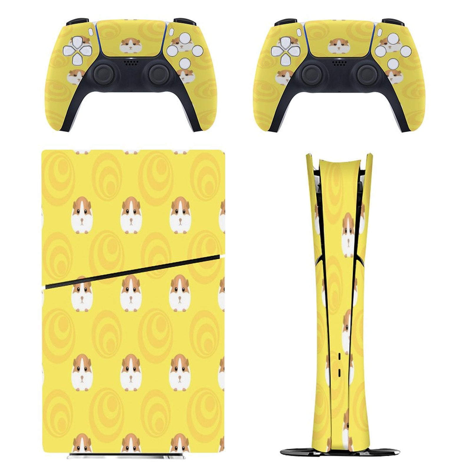 Guinea Pig, Yellow PS5/PS5 Slim Digital Disc Skin Sticker For Console ...