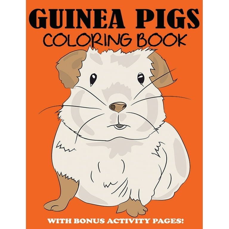 guina pig coloring pages for children
