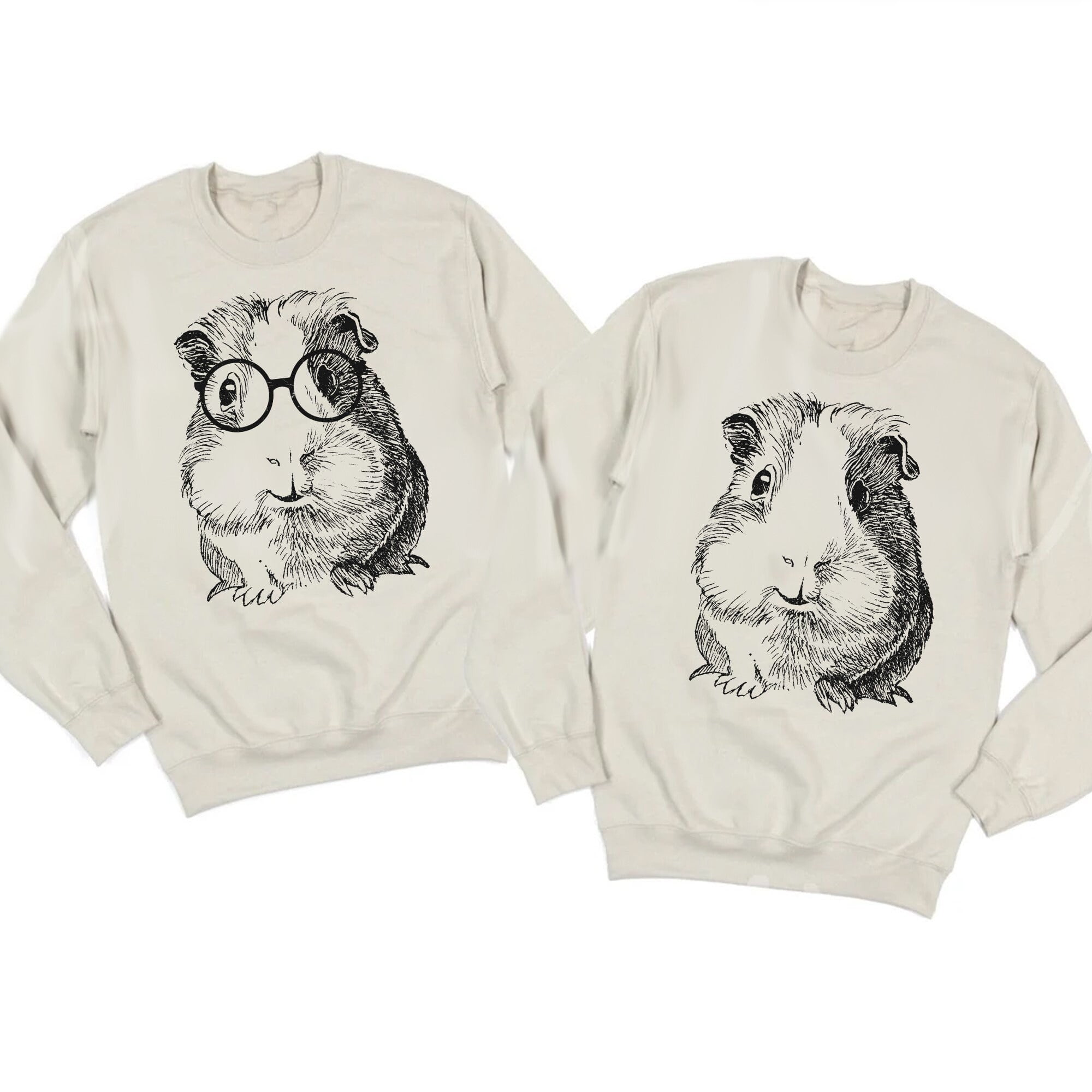 Guinea Pigs Shirt, Guinea Pigs With Glasses, Cute Guinea Pigs Shirt ...