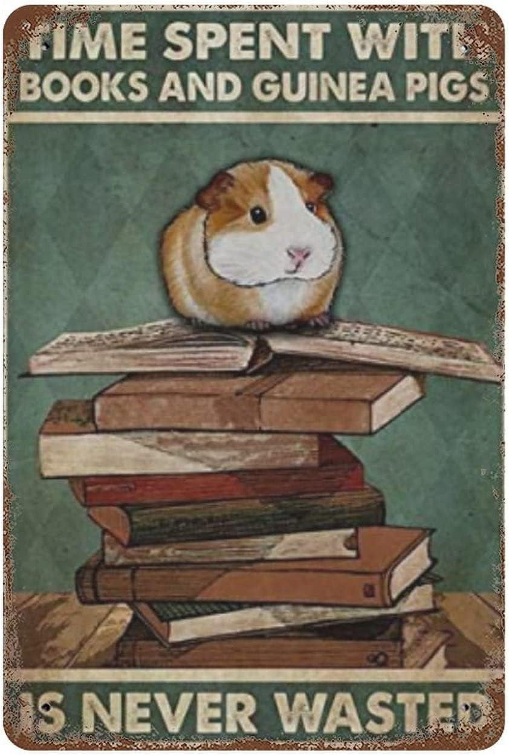 Guinea Pigs Spend Time Reading Books Guinea Pigs Never Waste Tin Sings ...