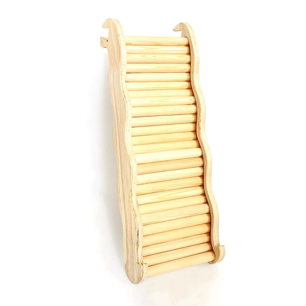 Guinea Pigs Squirrel Small Animals with Groove Natural Wooden Ramp ...