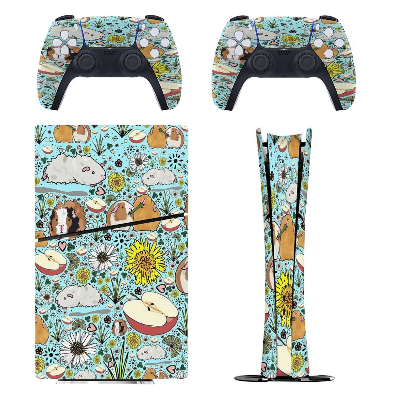 Guinea Pigs in Blue Greeting PS5/PS5 Pro/PS5 Slim Digital Disc Skin ...