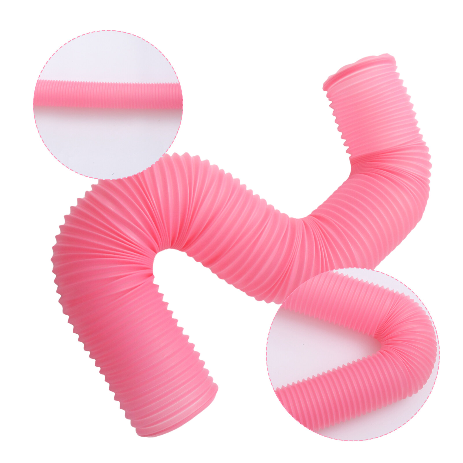 Pink Plastic Hamster Tunnel Toy Set for Pet Playing 10 cm Diameter ...