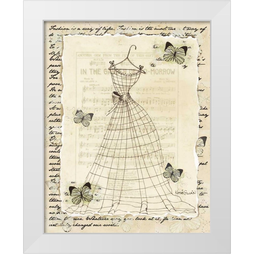 Guinn, Katie 15x18 White Modern Wood Framed Museum Art Print Titled ...