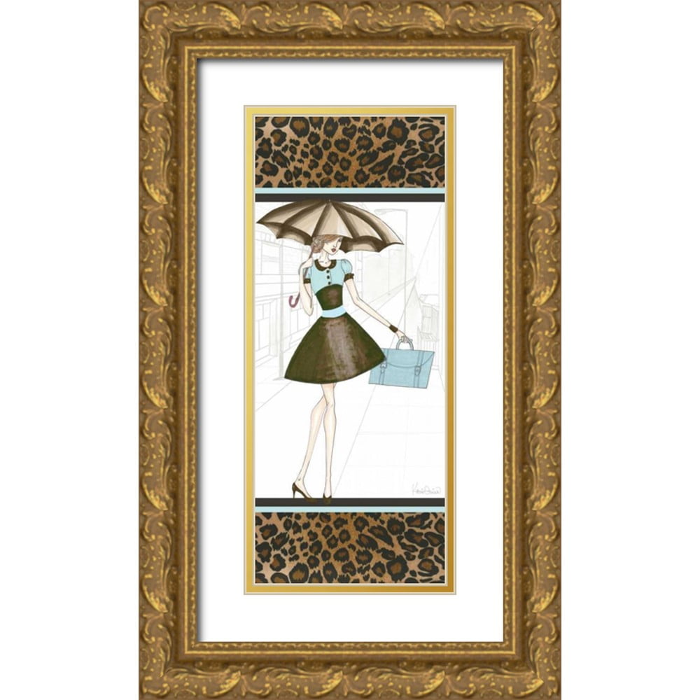 Guinn, Katie 15x32 Gold Ornate Wood Framed with Double Matting Museum ...