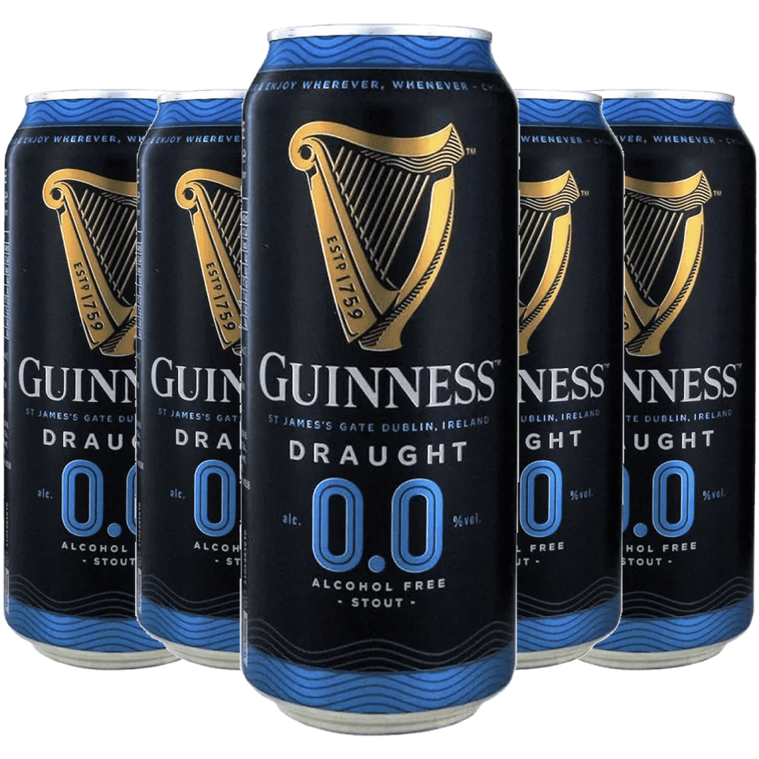 Guinness 0 Zero Non-Alcoholic Draught Stout Beer | 14.9oz Cans | Alcohol-Free Brew - Walmart.com