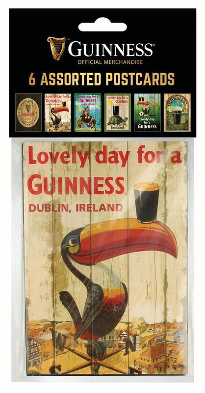 Guinness 6 Assorted Postcard Pack - Walmart.com