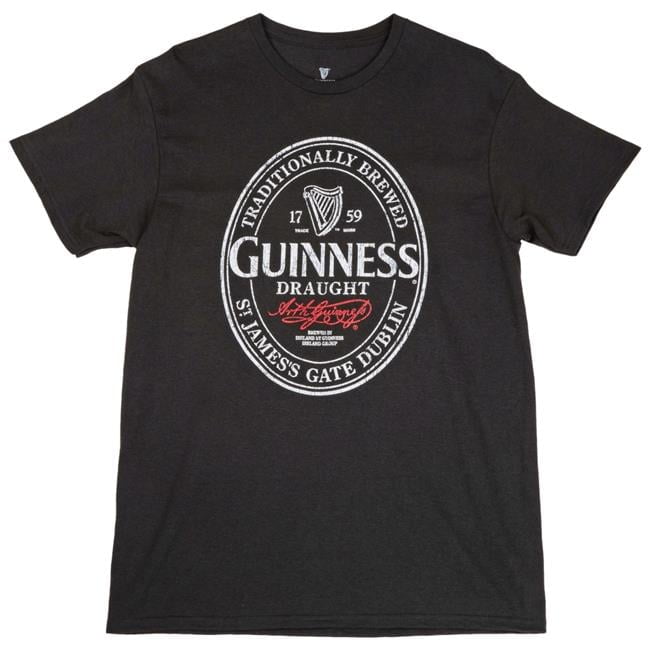 Guinness 856637-large Guinness Draught Classic Logo T-Shirt - Large ...