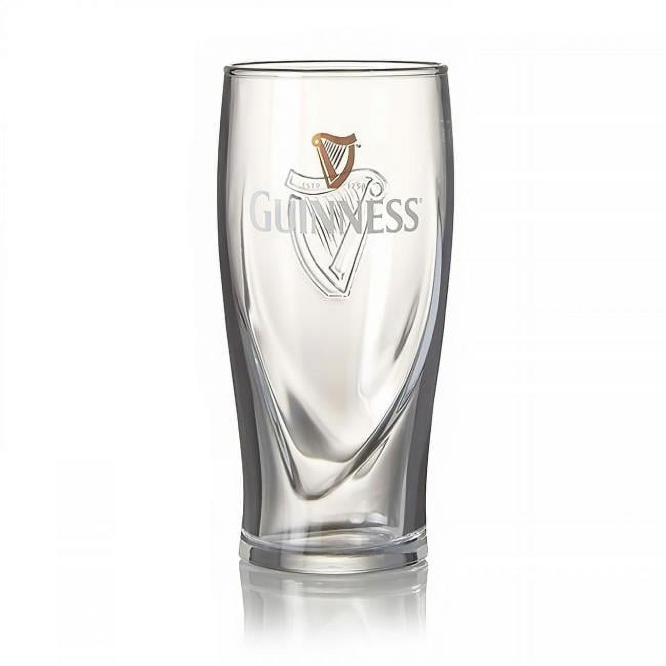 Guinness 871643 10 oz Guinness Beer Drinking Gravity Half-Pint Glass ...