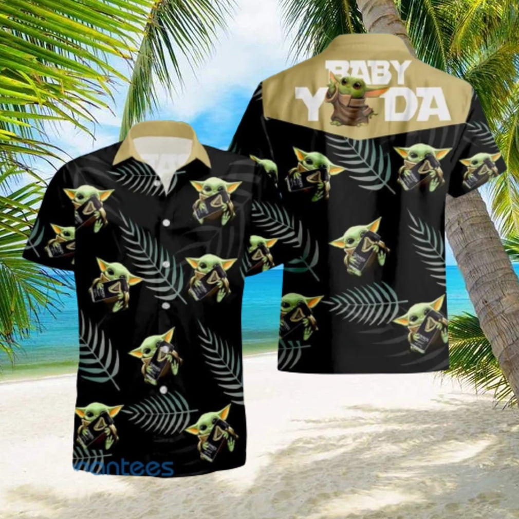 Guinness Baby Yoda Hug Hawaiian Shirt And Short For Men And Women ...