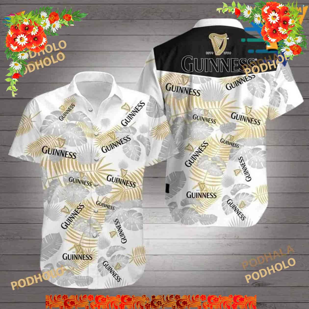 Guinness Beer Hawaiian Shirt Cheap For Men And Women - Walmart.com