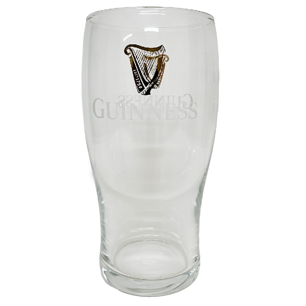 Guinness Draught Pint Glass 20oz (Pack of 4) - Walmart.com