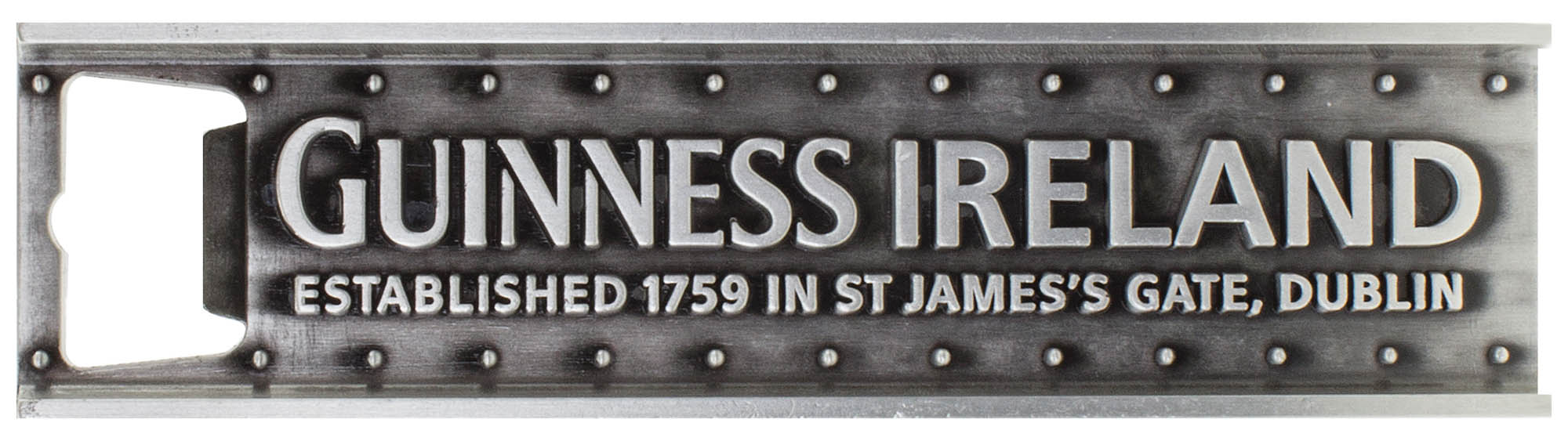 Guinness Father's Day Metal Bottle Opener Magnet Girder - 5 x 1/5 ...