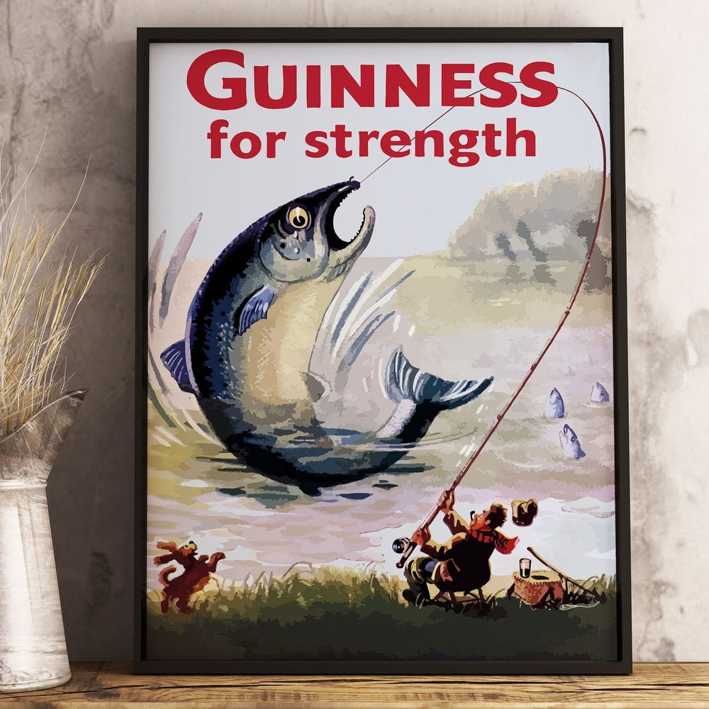 Guinness For Strength Poster - Vintage Poster - Retro Poster - Bar ...