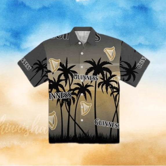 Guinness Funny Hawaiian Shirt - Walmart.com