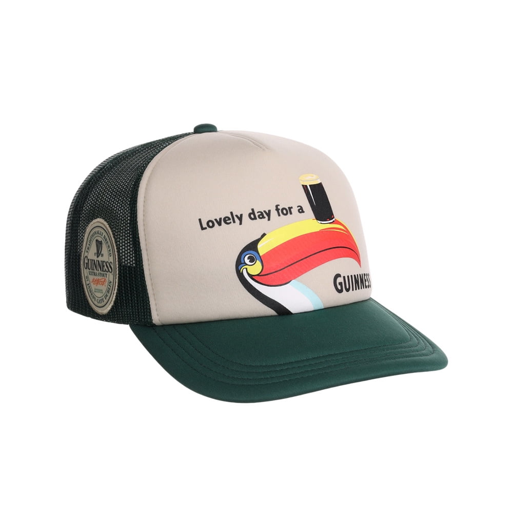 Guinness - Green & Tan Lovely Day for a Guinness Snapback Trucker Hat ...
