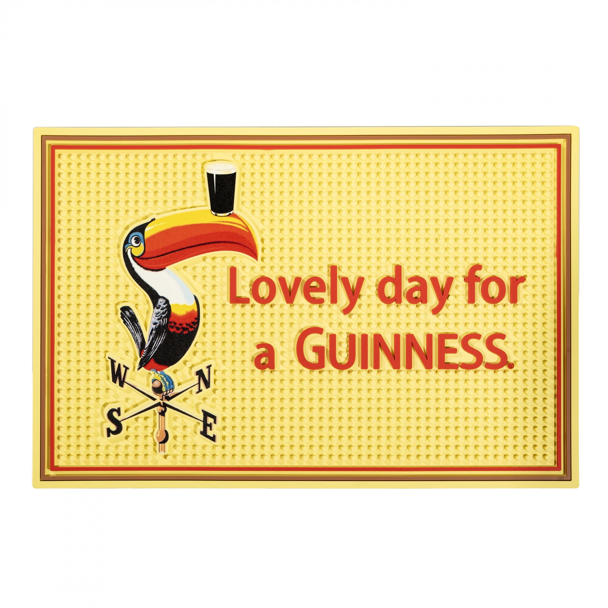 Guinness - Lovely Day for a Guinness Toucan Bar Mat - Walmart.com
