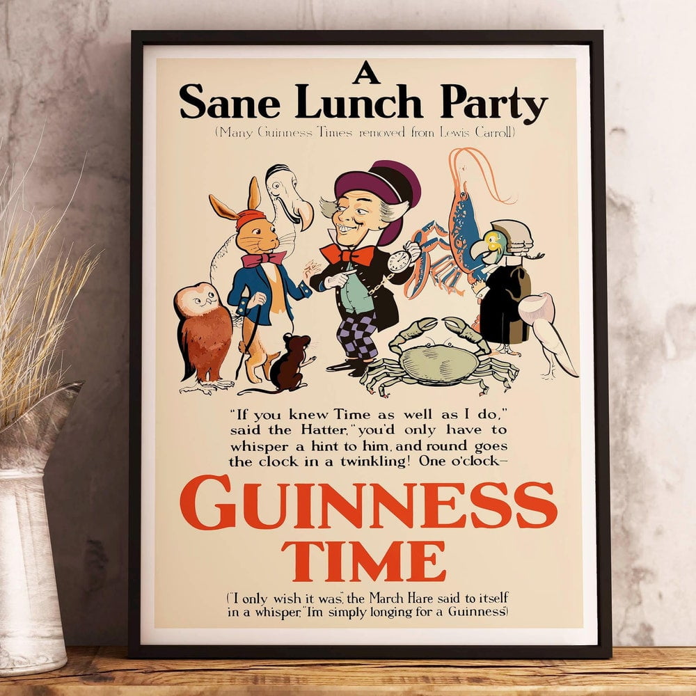 Guinness New Year Time Vintage Poster - Retro Poster - Bar Decor - Cafe ...