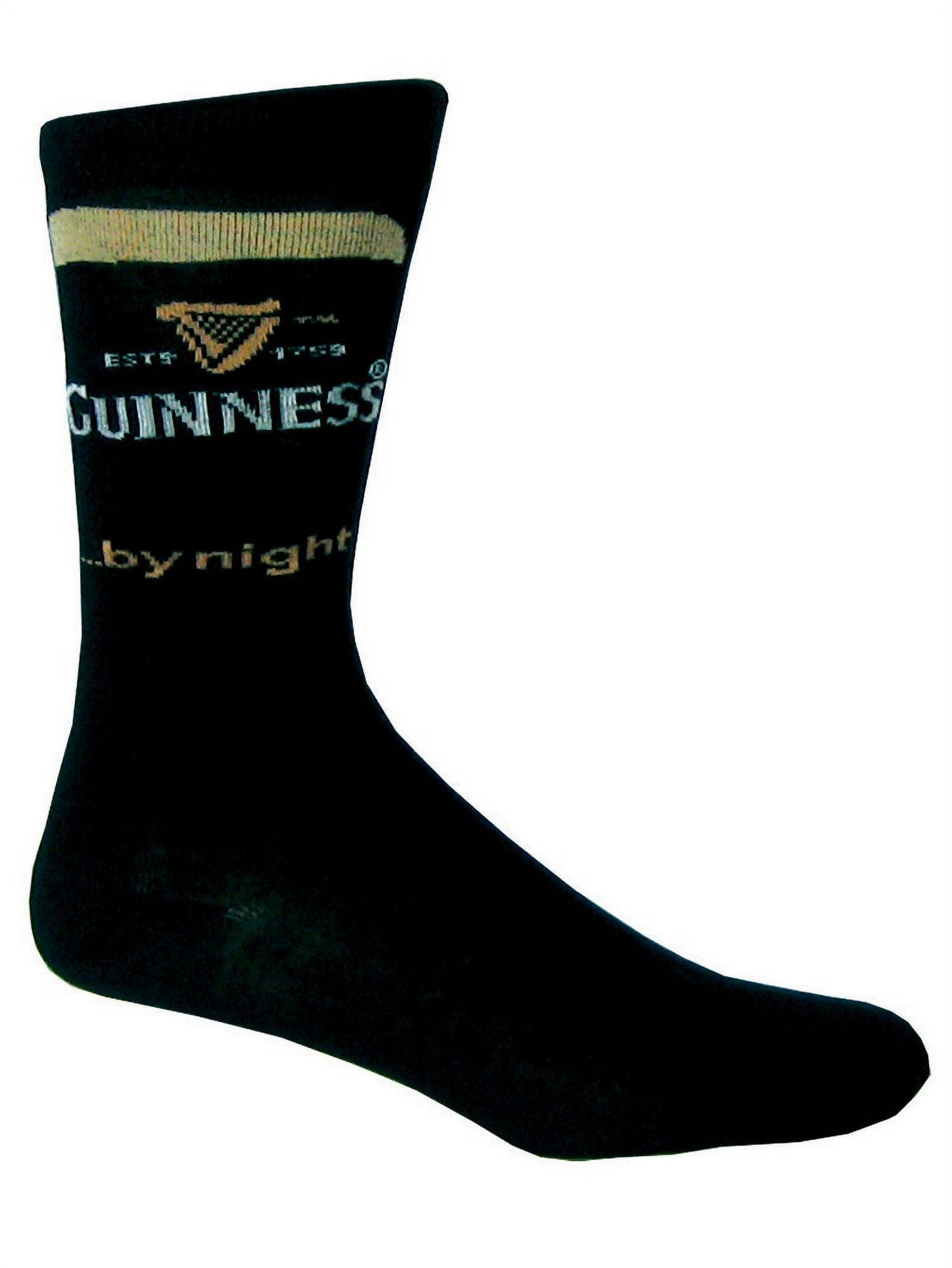 Guinness Official Socks Black And Beige "By Night" Black, One Size ...