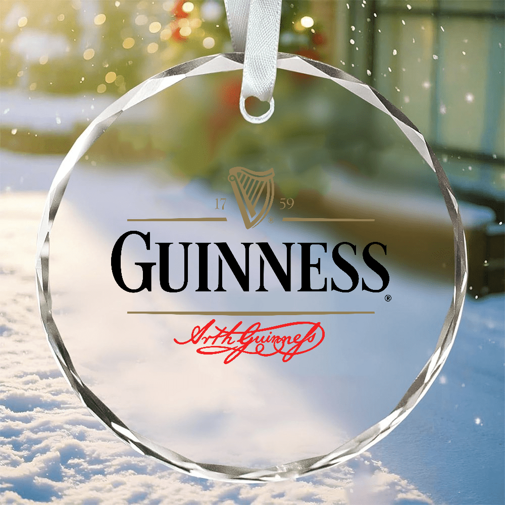 Guinness Ornament, Home Decoration, Crystal Glass Ornament - Walmart.com