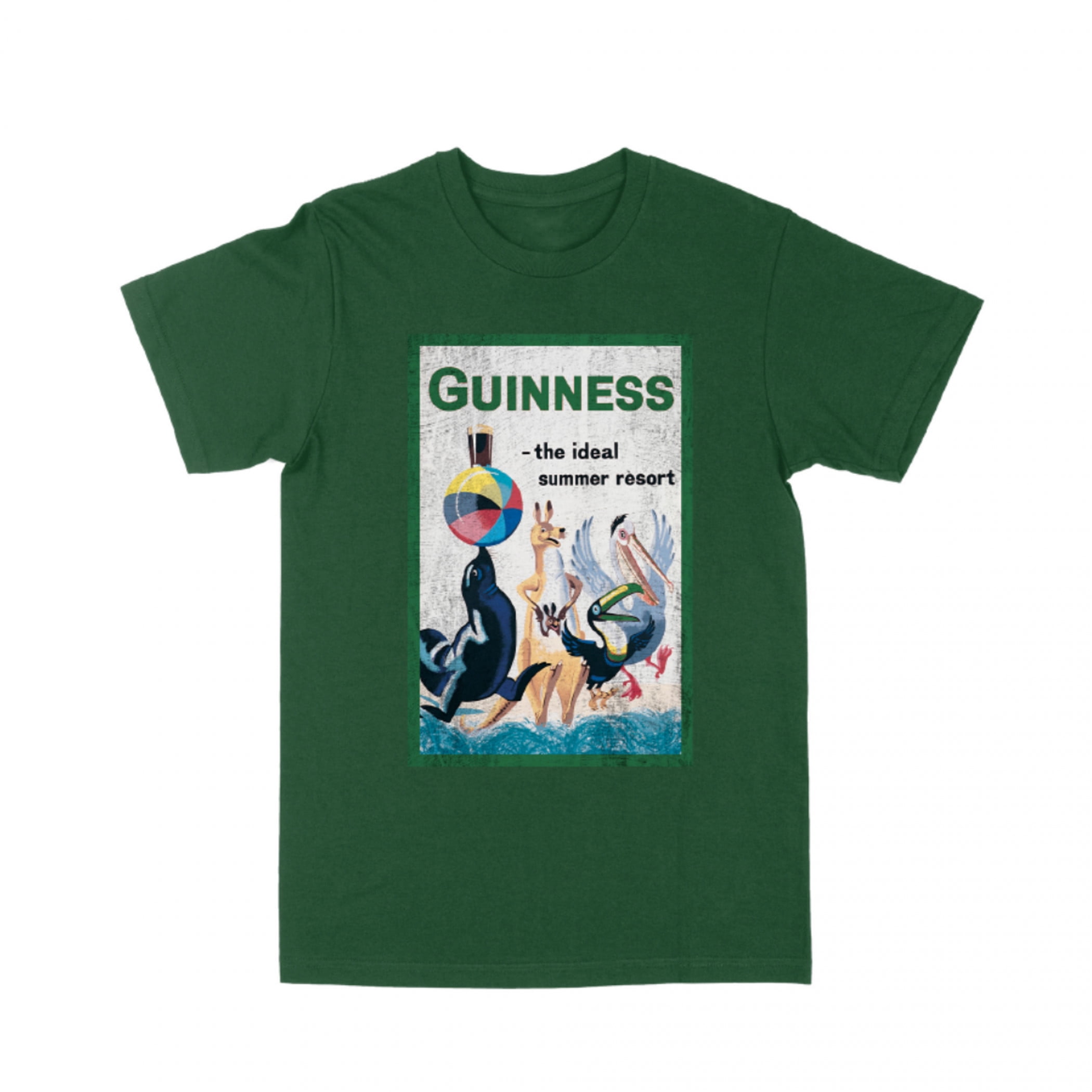 Guinness - The Ideal Summer Resort Advert Premium T-Shirt-Large ...