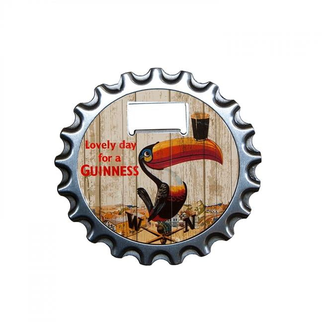 Guinness Toucan 3-in-1 Bottle Opener Magnet and Coaster - Walmart.com