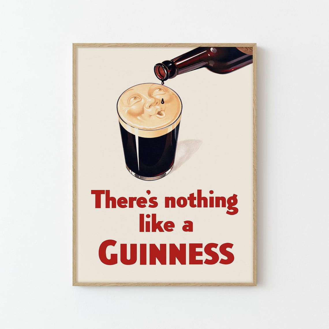Guinness Vintage Ad Poster Art Print Home Decor Wall Art Gift ,Decor ...