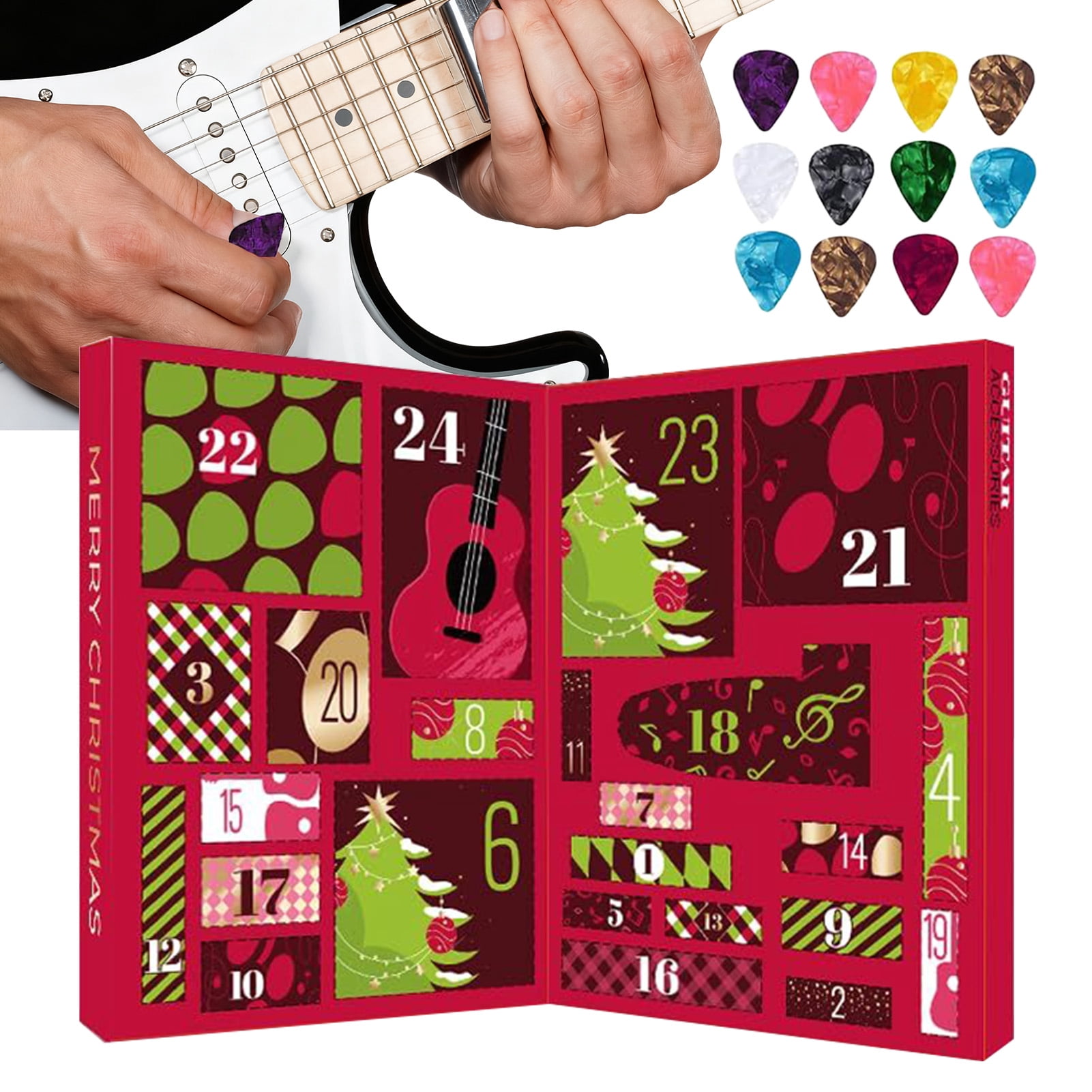 Guitar Accessory Advent Calendar 2025, 24-Day Christmas Countdown ...