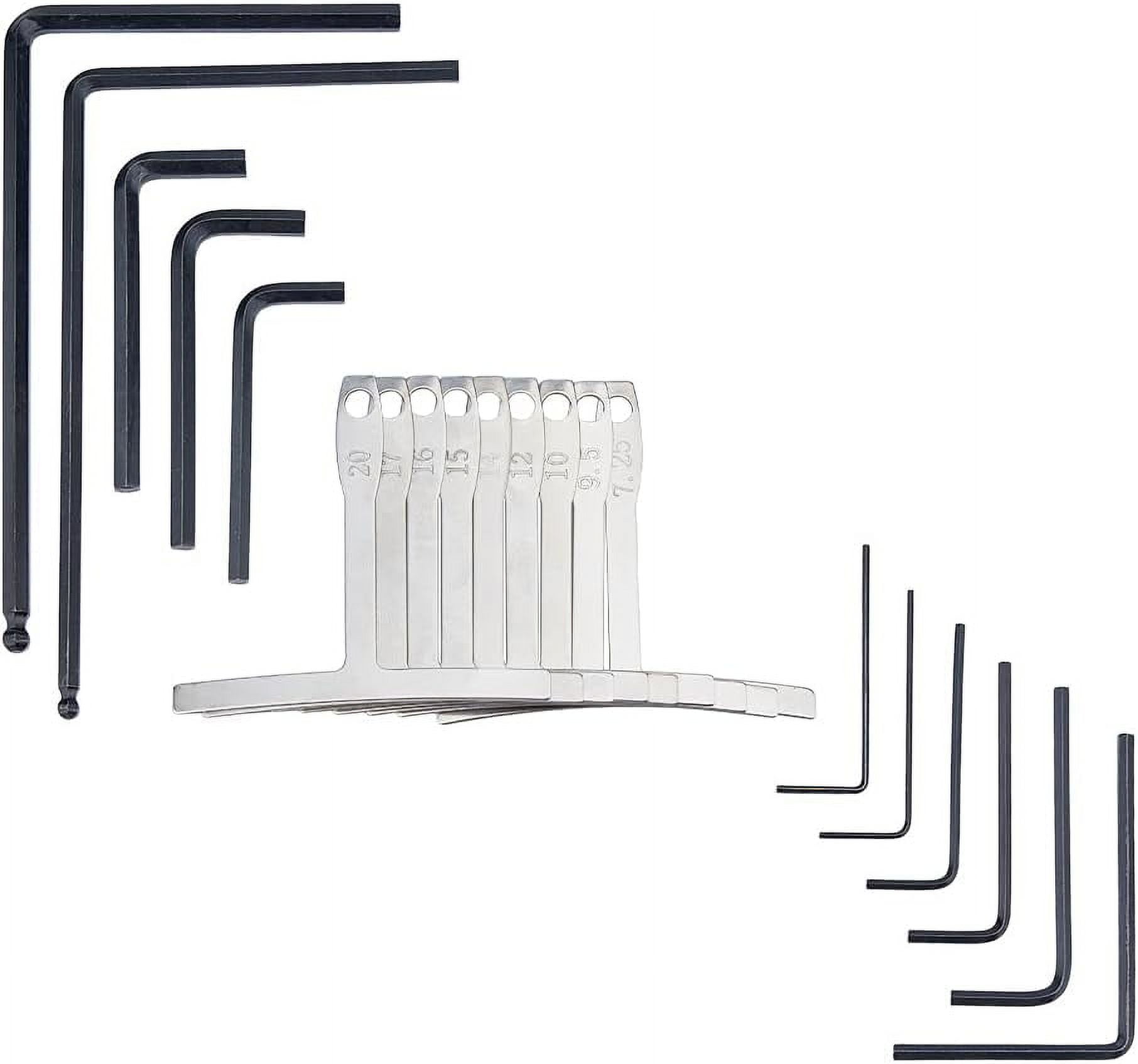 Guitar Allen Wrench Set Inclucing 11Pcs Allen Wrench and 9Pcs ...