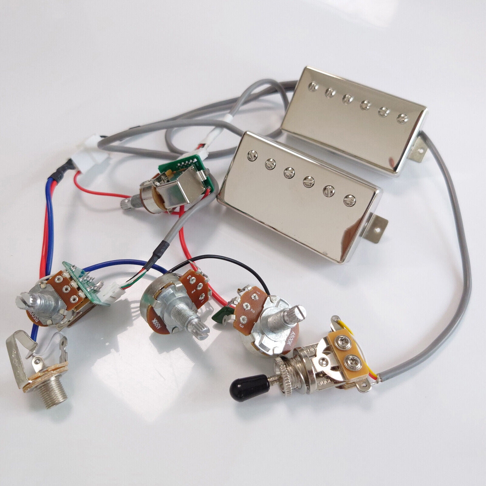 Guitar Alnico 2 Humbucker Pickups BB1&BB2 Series PAF with Wiring ...