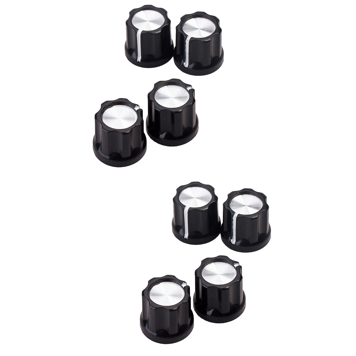 Guitar Amp Knob D-type Shaft Knobs Replacement Amplifier for Electric Bass 8 Pcs - Walmart.com