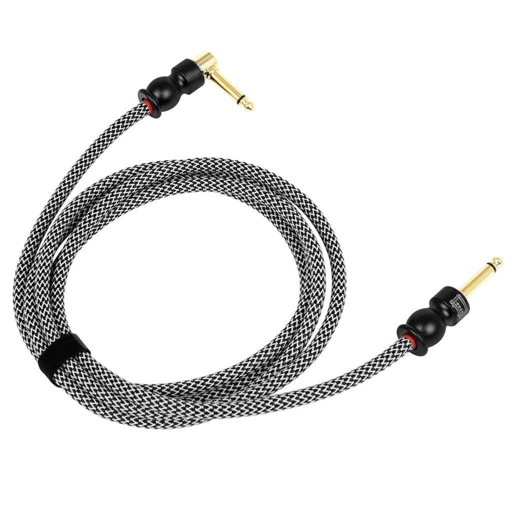 Guitar Amp Lead Braided Noiseless Sound Instrument Lead Guitar Cable 6 ...