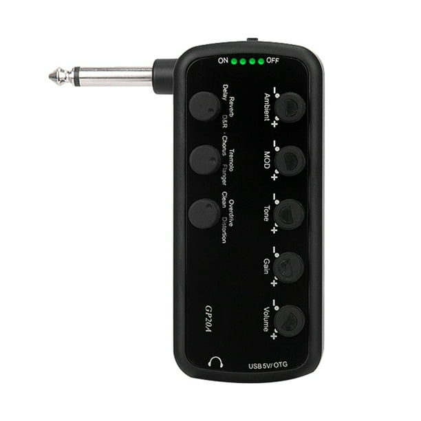 Guitar Amplifier Guitar Effects Portable Headphone Amplifier Plug and ...