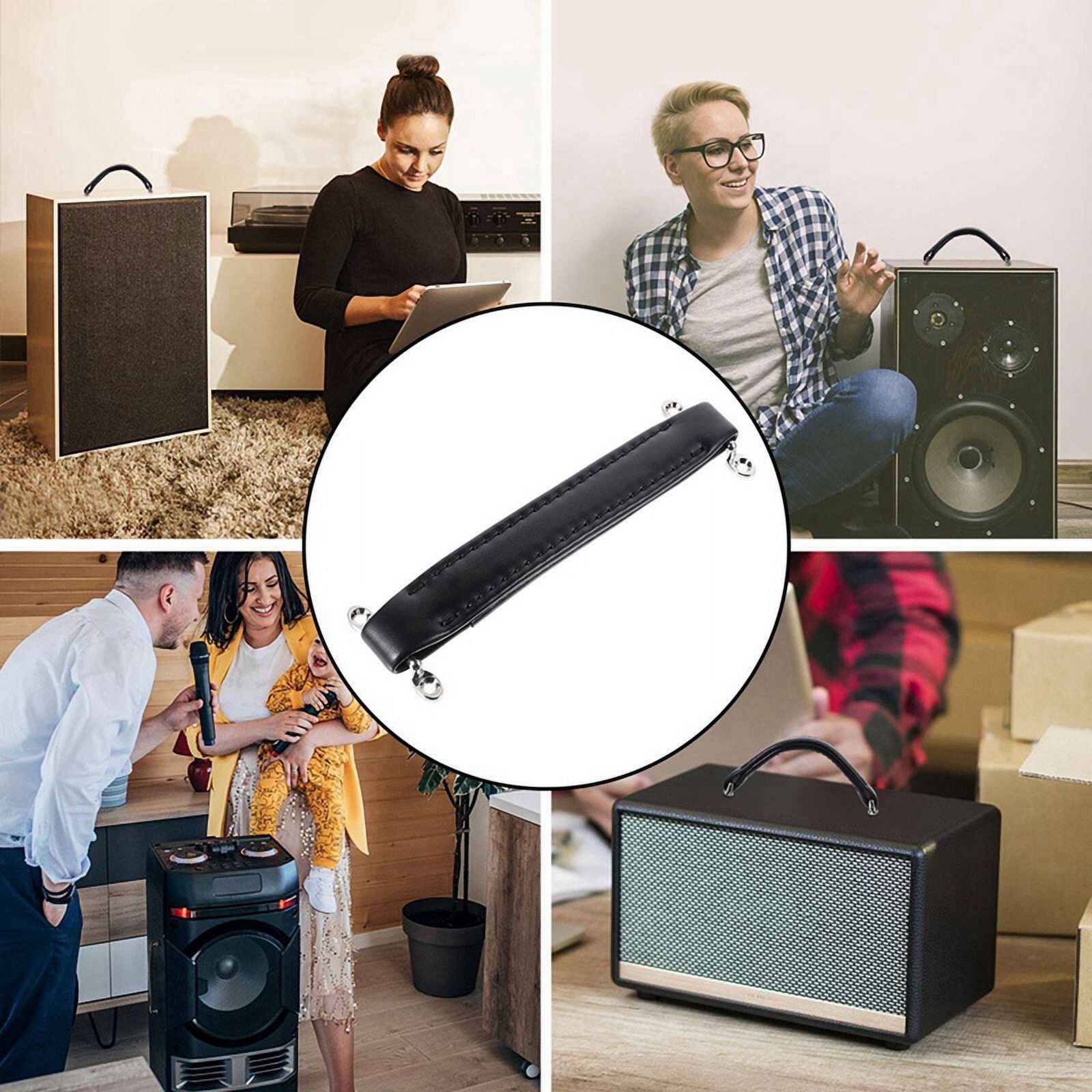 Guitar Amplifier Handle with Speaker Sound Leather Handle with Accessories,1 * leather handles ...