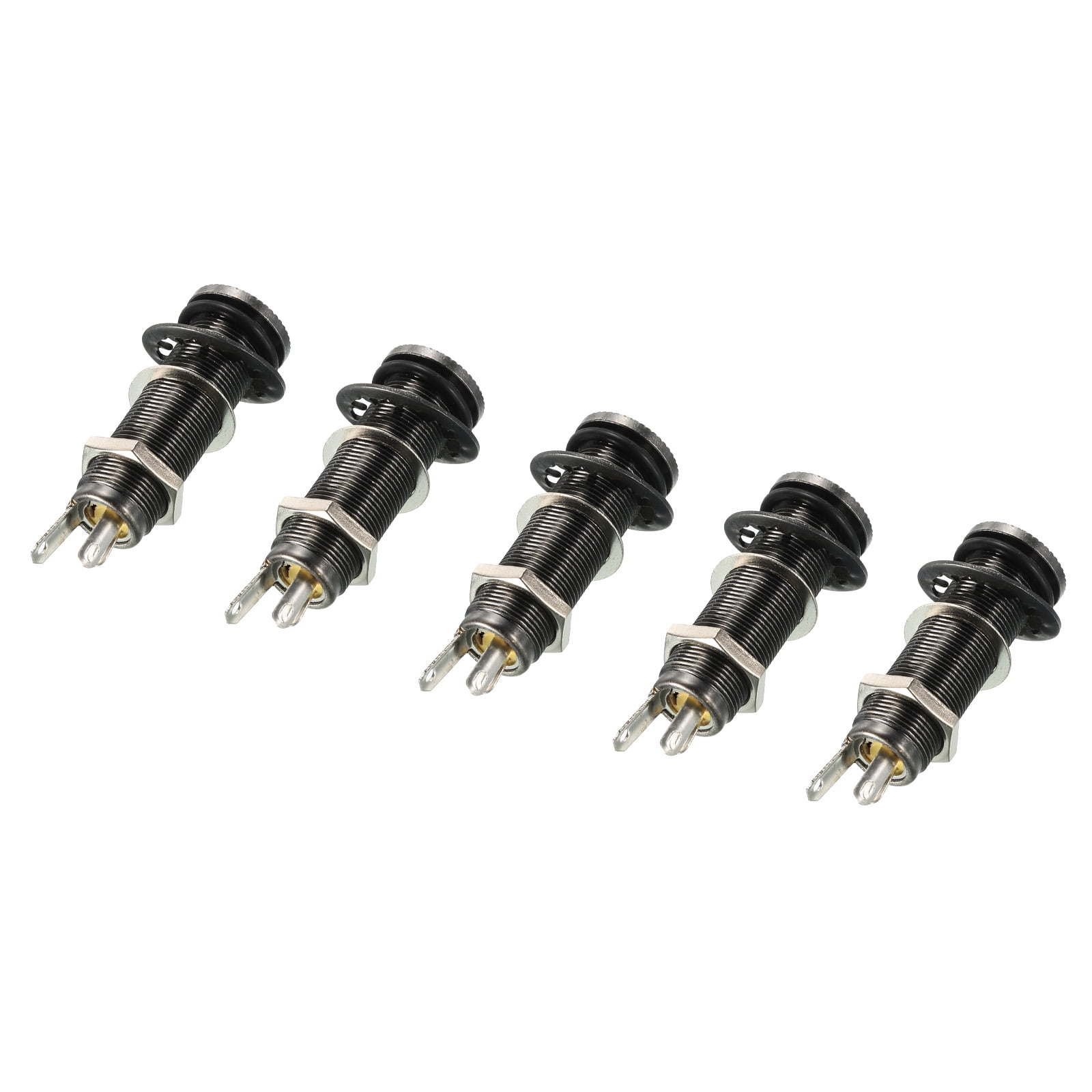 Guitar Bass 1/4" Stereo Mono Barrel Jack Input Output Cylinder Plug ...