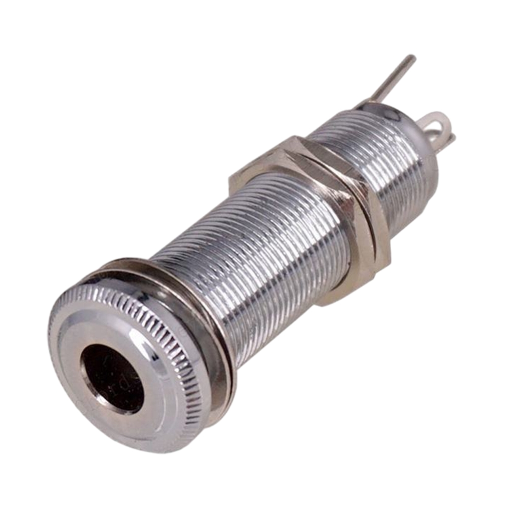 Guitar Bass 1/4In Barrels Jacks Cylinder Input/Output Mono Active Long Threaded - Walmart.com